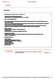 A young adult with retropharyngeal abscess - IIUM Repository (IRep)